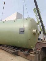 China FRP Filament Winding Sulfuric Acid Storage Tank 2100 Gallon High Strength Watertight for sale