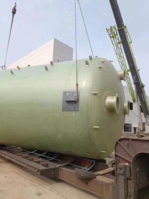 China FRP Filament Winding Sulfuric Acid Storage Tank 2100 Gallon High Strength Watertight for sale
