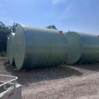 China 2600 Gallon FRP Chemical Storage Tank Custom Colors 1800x4080mm Filament Winding for sale