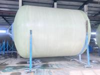 China FRP Chemical Storage Tank 18m3 Corrosion Resistant White Chemistry Mixer for sale