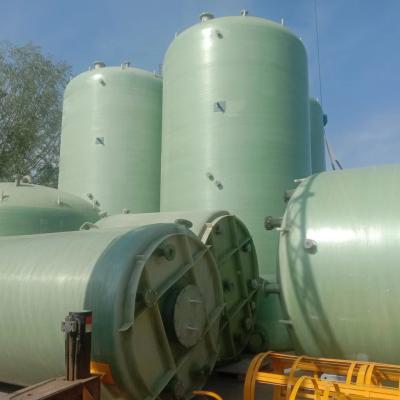 China FRP Chemical Storage Tank 80% Fiber Content for Water Treatment Industrial Use for sale