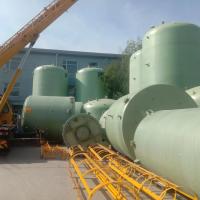 China FRP Chemical Storage Tank 80% Fiber Content for Water Treatment Industrial Use for sale