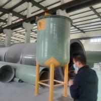China Cross Wound FRP Chemical Storage Tank 5000L for Sewage Treatment OEM for sale