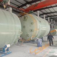 China Cross Wound FRP Chemical Storage Tank 5000L for Sewage Treatment OEM for sale