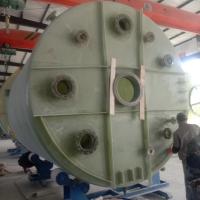 China Light Weight FRP Chemical Storage Tank 5000 Gallon Industrial Wastewater Treatment for sale