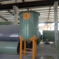 China Light Weight FRP Chemical Storage Tank 5000 Gallon Industrial Wastewater Treatment for sale