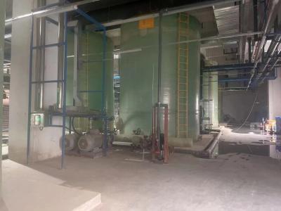 China Industrial Cylindrical FRP Storage Tank 100 PSI Chemical Production Line for sale