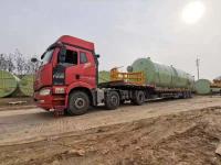 China Industrial Round FRP Chemical Storage Tank 1000L Water Treatment Corrosion Resistant for sale