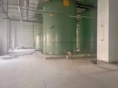 China Industrial Round FRP Chemical Storage Tank 1000L Water Treatment Corrosion Resistant for sale