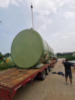 China Vertical FRP GRP Storage Tank 5 Year Warranty Water Purification for sale