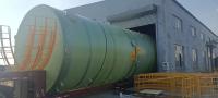China Alkali Resistant FRP GRP Storage Tank 3200x9000 for Sewage Treatment for sale