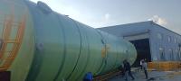 China Alkali Resistant FRP GRP Storage Tank 3200x9000 for Sewage Treatment for sale