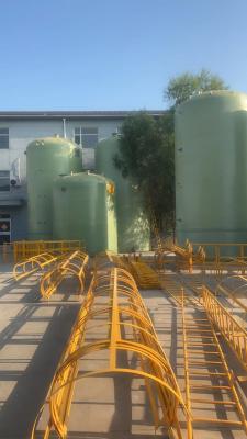 China Industrial FRP Chemical Storage Tank for Water Purification 100 PSI Custom Sizes for sale