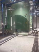 China Vertical Round FRP Storage Tank 2500x4430 mm Chemical Resistant for Food Brewing for sale