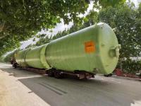 China Cylindrical High Strength FRP HCL Storage Tank For Finely Processed for sale