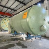 China Vertical FRP Water Storage Tank 2500x6360mm for Wastewater Treatment Easy Installation for sale