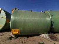 China Cylindrical Large Capacity Vertical FRP Water Tank 2500mm x 7580mm for Water Reservoir for sale