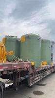 China Vertical Alkali Resistant FRP Water Tank For Water Purification for sale