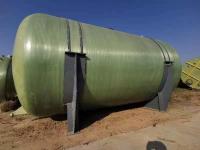 China Filament Winding FRP Chemical Storage Tank 2000x5900mm for Sulfuric Acid for sale