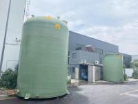 China FRP Vertical Water Treatment Tank 1.2CBM 1000mm Diameter Corrosion Resistant for sale