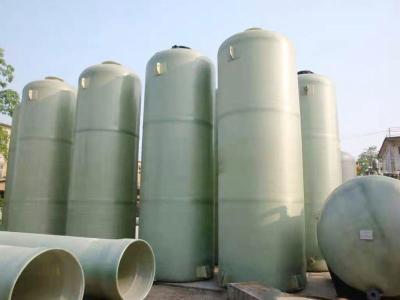 China 2CBM FRP Vertical Storage Tank for HCL and Chemicals Corrosion Resistant 20 Year Lifespan for sale
