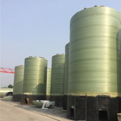 China FRP Vertical Septic Tank 2.5CBM 1400mm Chemical Storage Tank for sale
