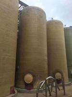 China FRP Vertical Storage Tank 3.5CBM Chemical Resistant for Food Brewing for sale