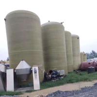 China FRP Vertical Storage Tank 1400mm 5CBM Water Oil Acid Alkali Chemical for sale