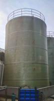 China FRP Vertical Storage Tank 1400mm 5CBM Water Oil Acid Alkali Chemical for sale