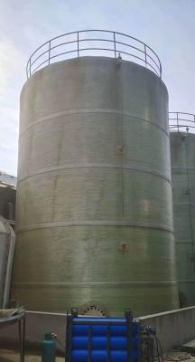 China 1600mm Grp Cylindrical Water Tank 4CBM Vertical Storage Tank for sale