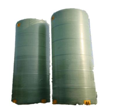 China FRP Vertical Chemical Storage Tank 11CBM for Potassium Sulfate Plant 20 Year Warranty for sale
