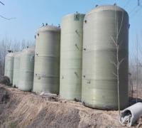 China Industrial Water Treatment 10 CBM FRP Storage Tank Sand Filter Pressure Vessel for sale