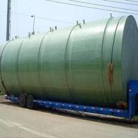 China FRP Water Tank 12CBM Fiberglass Vessel Sand Filter for Wastewater Treatment Custom Size for sale