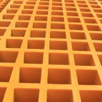 China Mesh Frp Composite Grate Decking Anti Slip Fiberglass Panel Cutting for sale