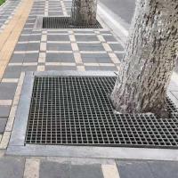 China FRP Molded Grating 100x25mm Fiberglass Floor Grating Mesh 50x50mm for sale