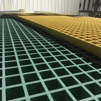 China 38*38*30mm Offshore Heavy Duty Grating GRP FRP Walkway Plastic Grating for sale