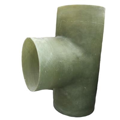 China Stable Smooth FRP Pipe Fitting ODM OEM GRP Tee Flange DN10 for sale