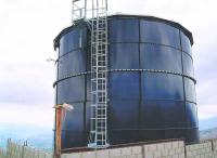 China Methane Gas Storage Tank Biogas Equipment FRP Cylindrical Container for sale
