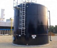 China Methane Gas Storage Tank Biogas Equipment FRP Cylindrical Container for sale