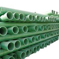 China FRP GRP Anti Corrosion Underground Fiberglass Water Pipe 50 Year Service Life for sale