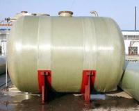 China ISO9001 GRP Storage FRP Horizontal Tank Container For Water Oil Storage for sale