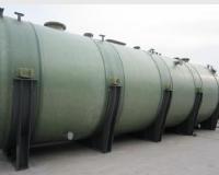 China ISO9001 GRP Storage FRP Horizontal Tank Container For Water Oil Storage for sale