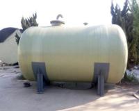 China ISO9001 GRP Storage FRP Horizontal Tank Container For Water Oil Storage for sale