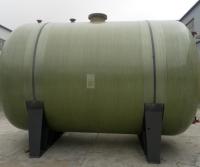 China 10000 Gallon FRP Horizontal Tank for Water Oil Gasoline Acid Alkali Storage for sale