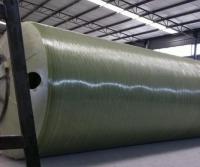 China 10000 Gallon FRP Horizontal Tank for Water Oil Gasoline Acid Alkali Storage for sale