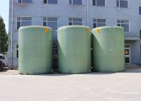 China Anti Septic Cylindrical FRP Storage Tank 10000 Gallon for Acid Storage for sale