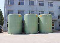 China Anti Septic Cylindrical FRP Storage Tank 10000 Gallon for Acid Storage for sale