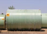 China Fiberglass Winding GRP FRP Septic Tank 3040mm 2690mm Chemical Mixing Storage Tank 100CBM for sale