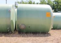 China Fiberglass Winding GRP FRP Septic Tank 3040mm 2690mm Chemical Mixing Storage Tank 100CBM for sale