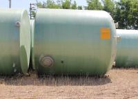 China Fiberglass Winding GRP FRP Septic Tank 3040mm 2690mm Chemical Mixing Storage Tank 100CBM for sale